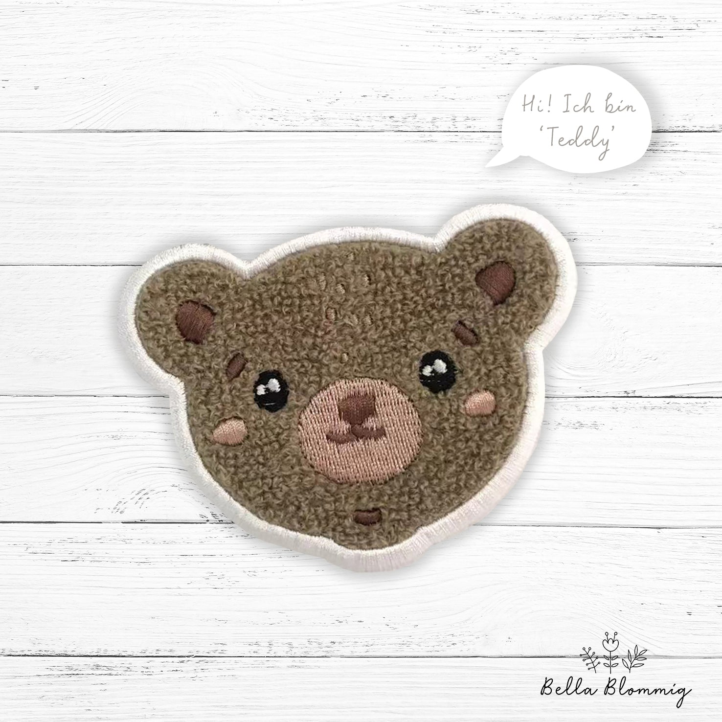 Chenille Patch - Teddy – Bella Blommig